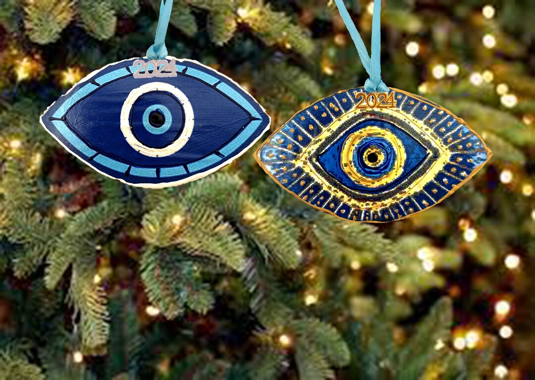 Christmas Tree Baubles New Year's 2024 Decor Greek Christmas ...