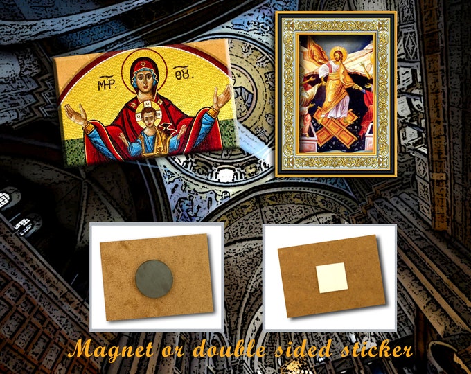 Orthodox Mother Mary of God Icon Magnet - Etsy