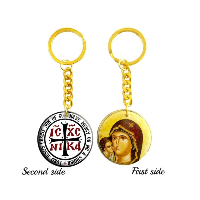 Orthodox Icons Keychain - Etsy UK