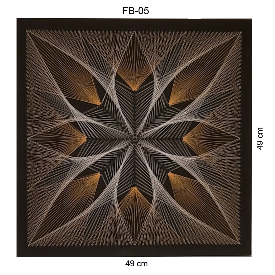 String Art Thread Picture Finished Mural. in Various Colors and ...