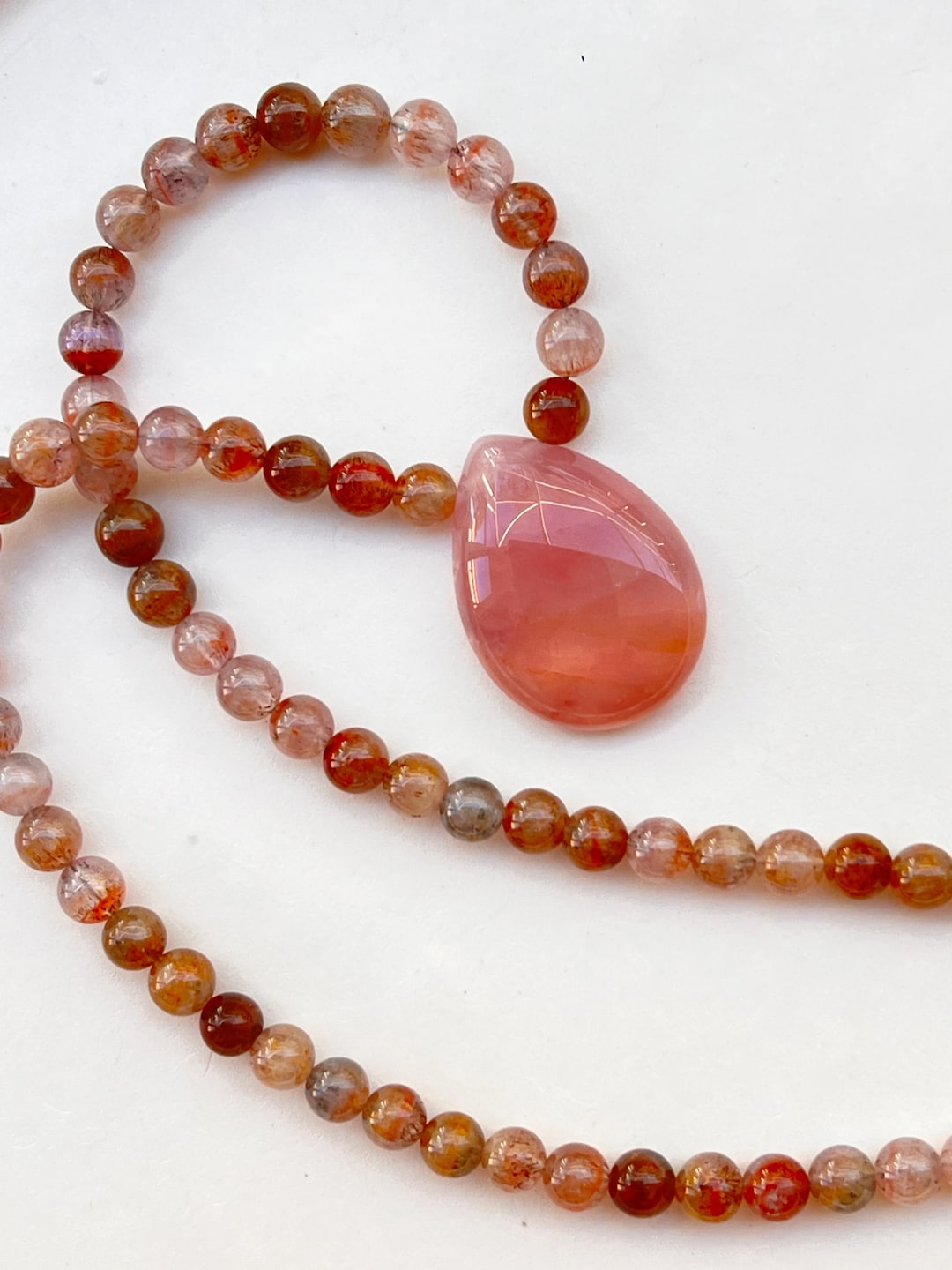 112024 Madagascar Quartz Gemstone Pendant , Madagascar Beads, Paper ...