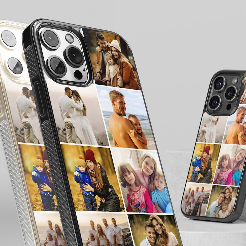 Personalised Pictures Phone Case - Etsy UK