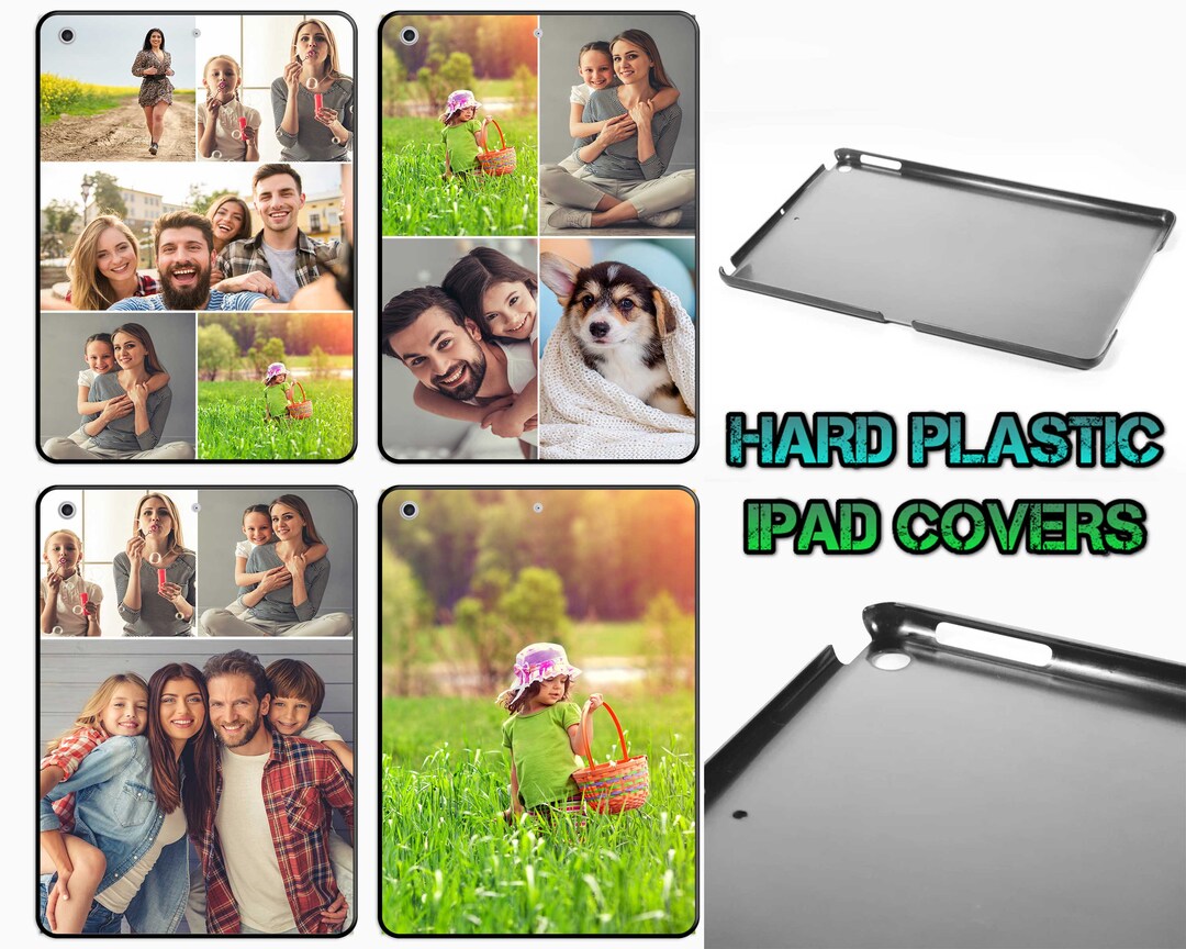Personalised iPad Case Collage Photo iPad Hard Plastic iPad 6th Gen ...