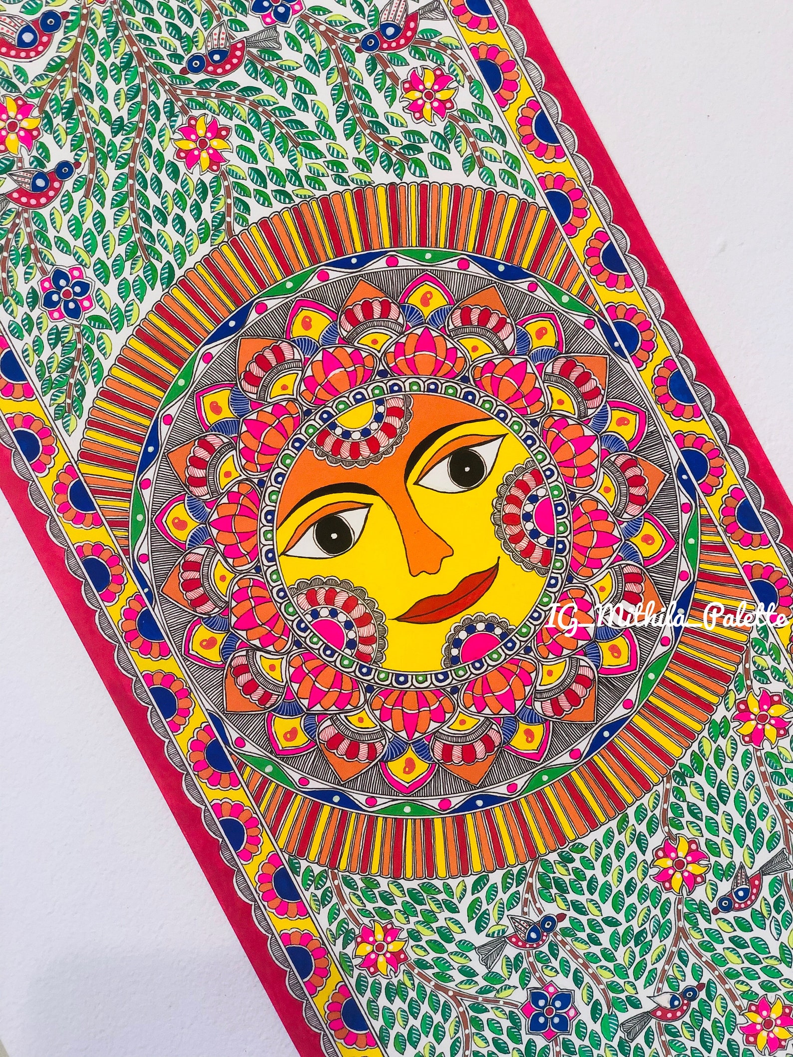 Buy Village Scene-madhubani Painting Archival/giclee Print Online in ...