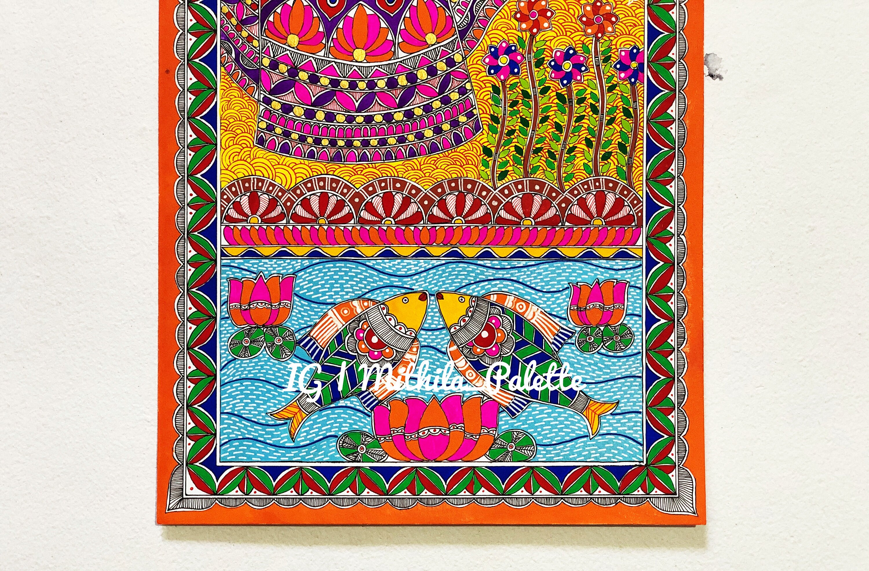 Buy Village Scene-madhubani Painting Archival/giclee Print Online in ...