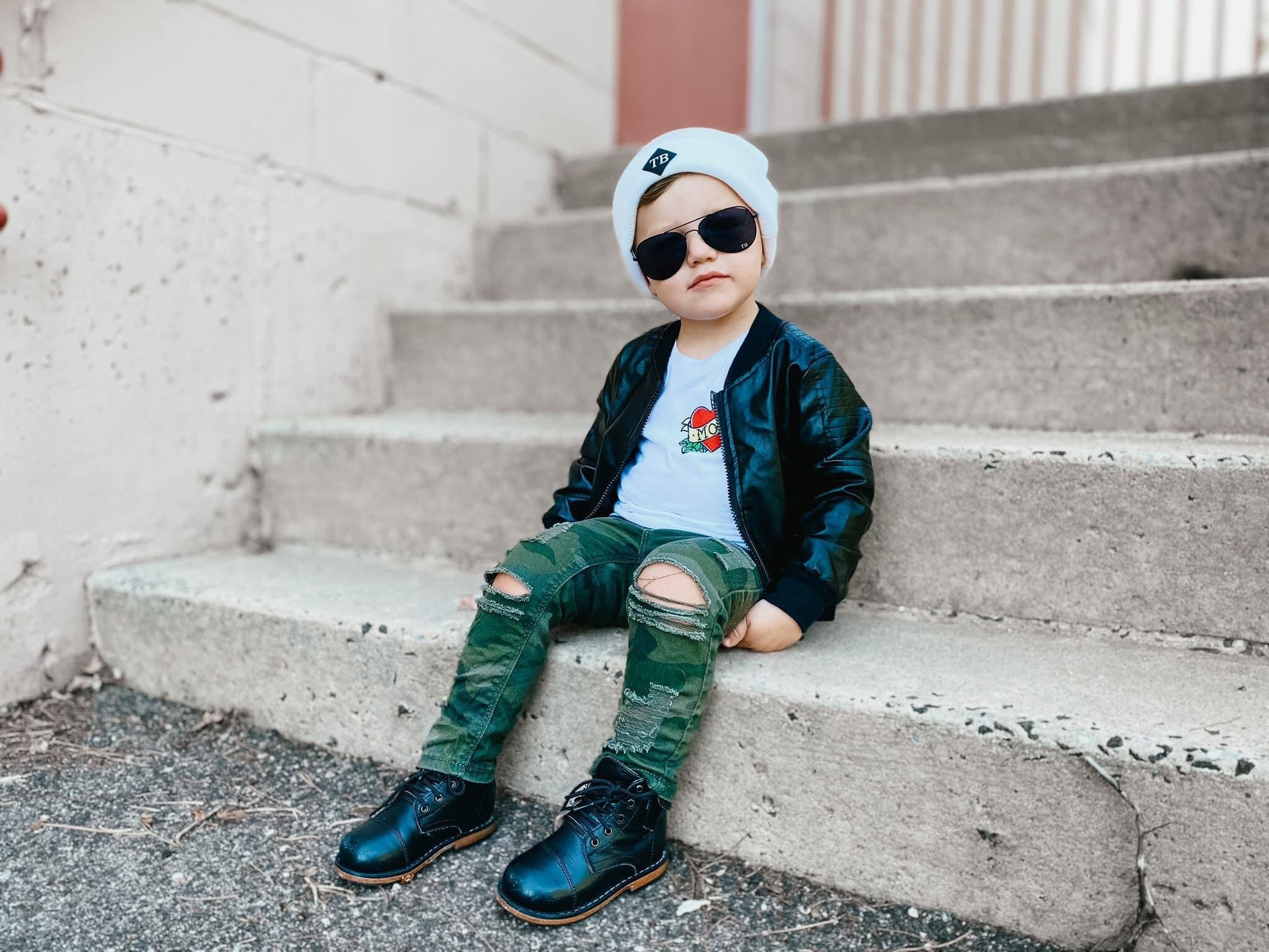 Kids Leather Jacket - Etsy