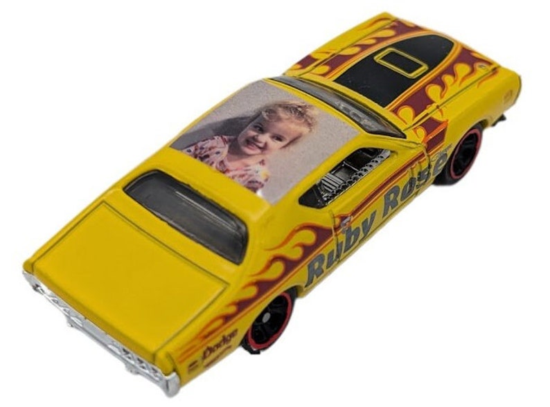Personalized Engraved Custom Hot Wheels Diecast Toy Car - Dodge Charger ...