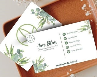 Herbalife Visitenkarte Neue Logo 2023 Personalisiert Digitale - Etsy.de