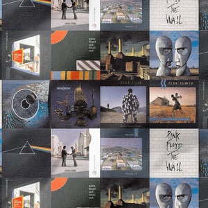 Pink Floyd Album Covers Patterns Decorative Upholstery Fabric for ...