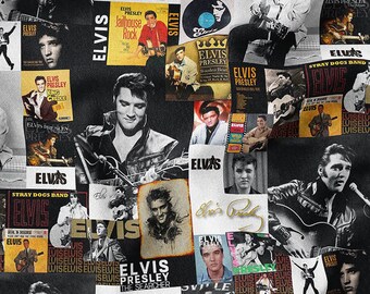 Elvis Fabric by the Yard - Etsy