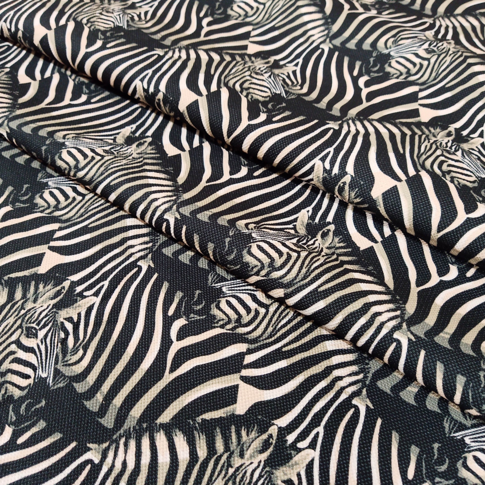 Zebra Print Texture Seamless Pattern Fabric Digital Printed - Etsy