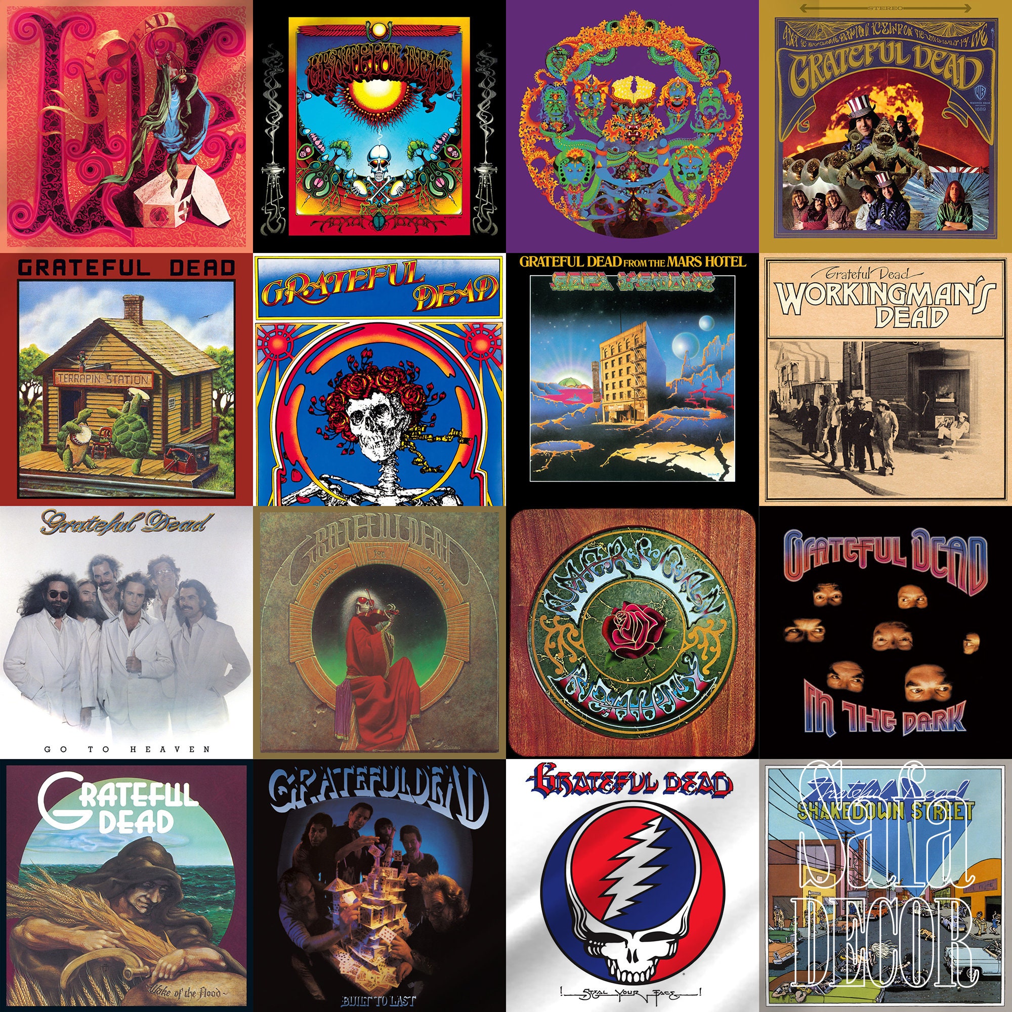 Grateful Dead Album Covers
