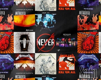 Metallica Fabric - Etsy