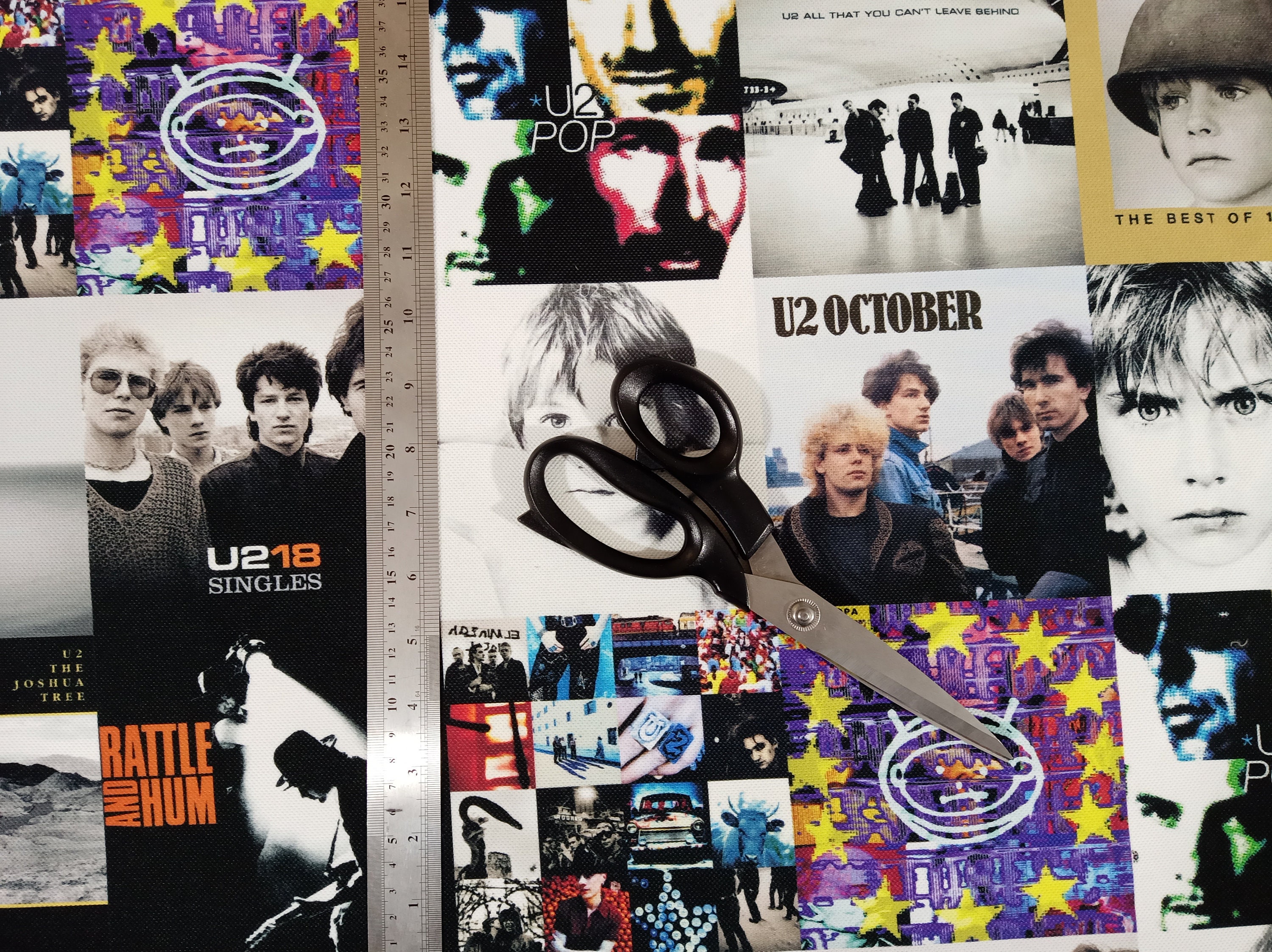 U2 Album Covers Collage