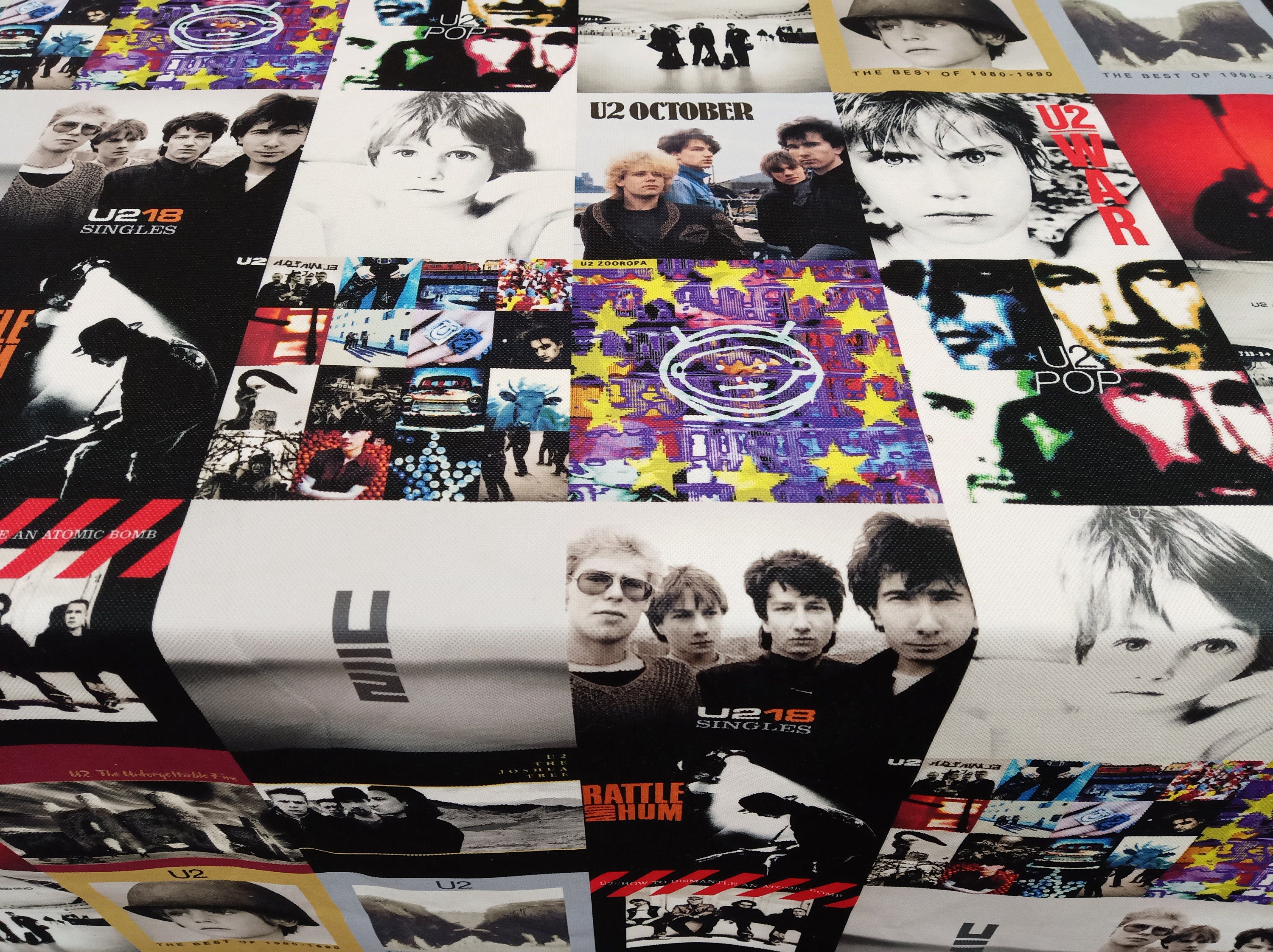 U2 Album Covers Collage