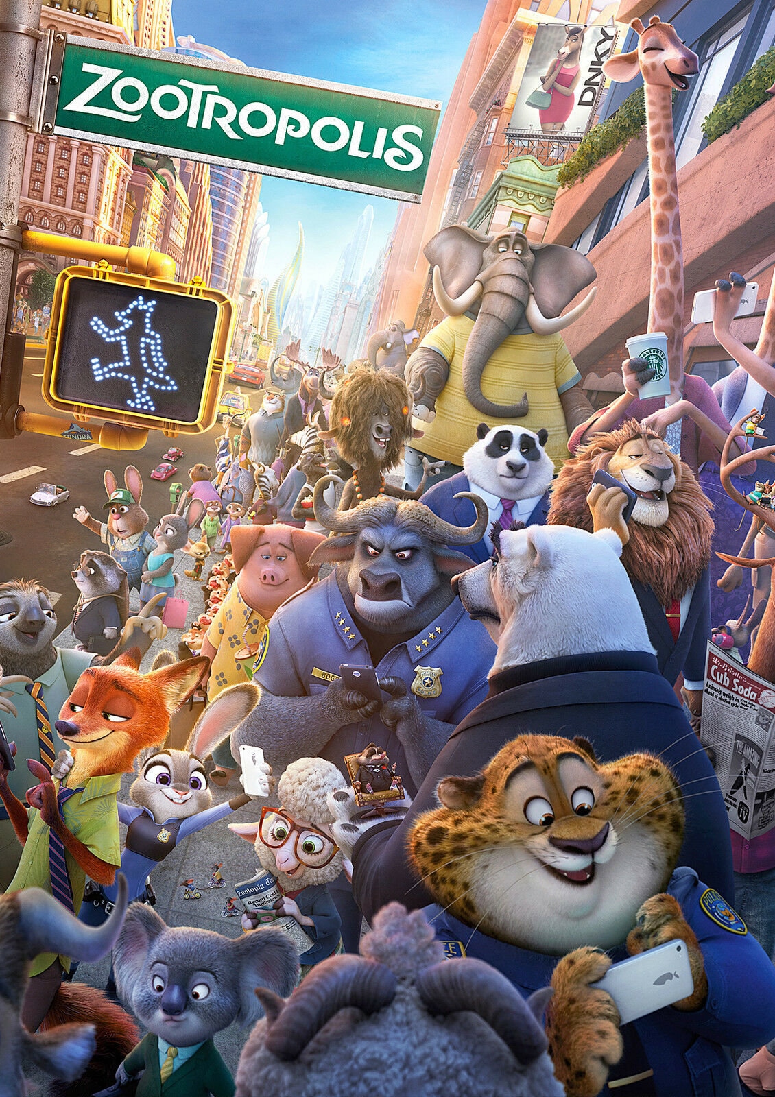 Zootropolis Poster Movie 2016 Zootopie | Etsy