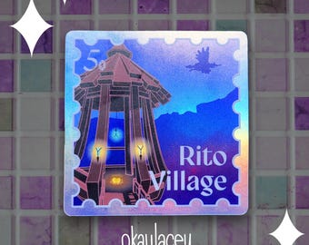 Zora's Domain Stamp Sticker - Waterproof Vinyl Sticker | Legend of ...