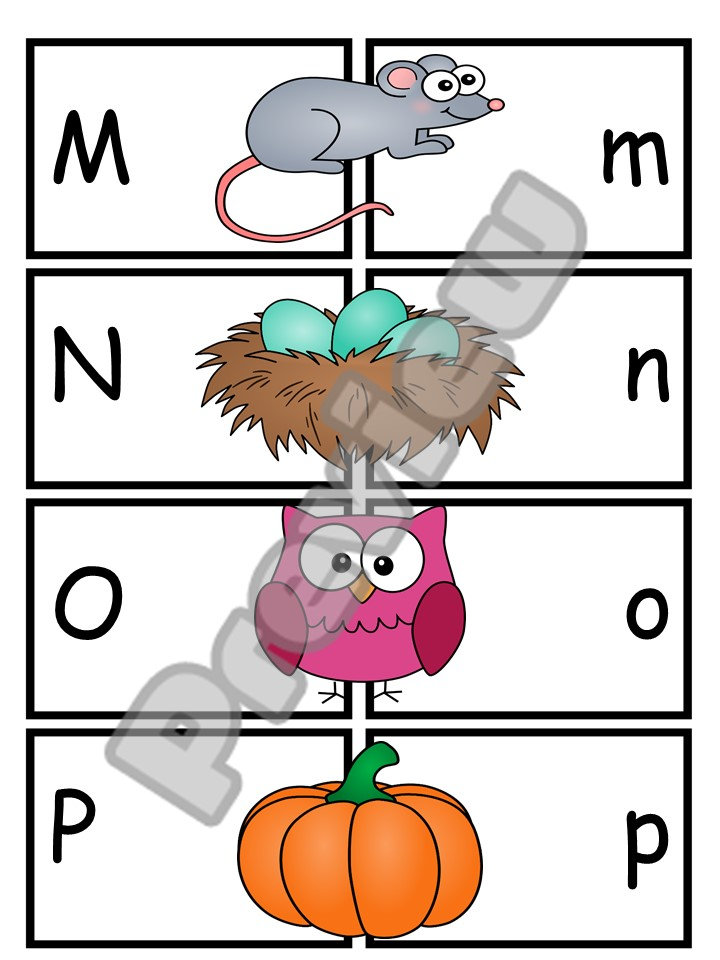 Alphabet & Picture Puzzle - Etsy