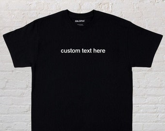 Funny Text Shirt | Etsy