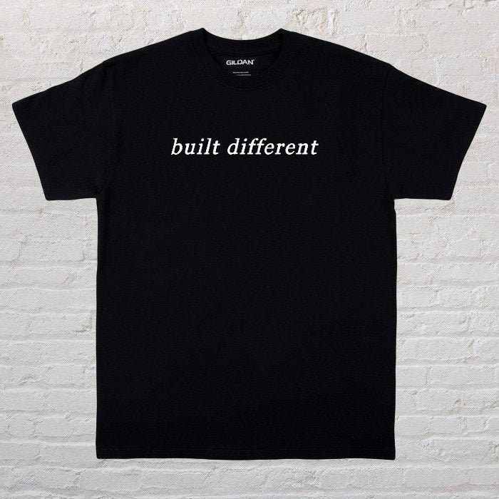 Built Different Unisex Tee Shirt Short Sleeve and Long | Etsy