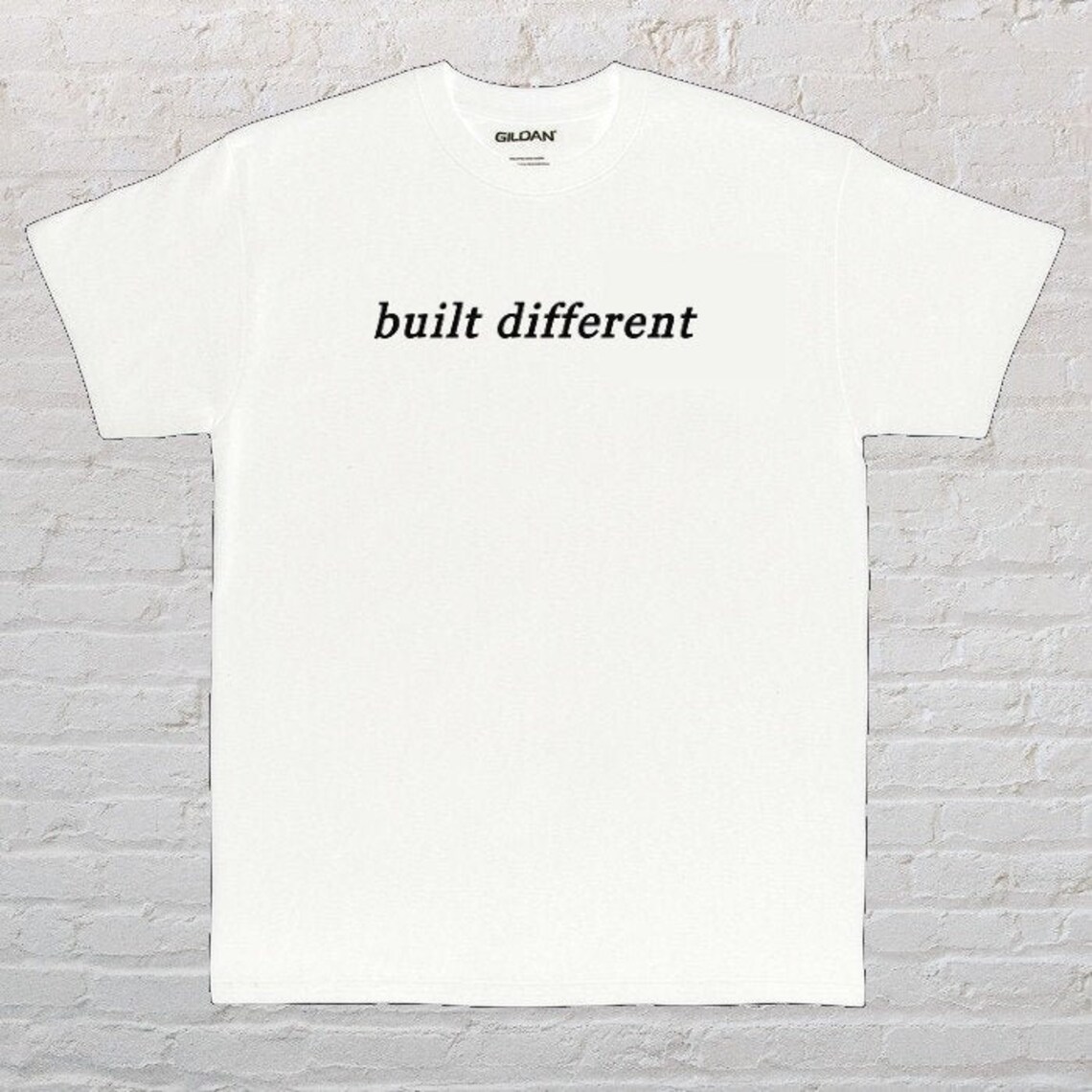 Built Different Unisex Tee Shirt Short Sleeve and Long | Etsy