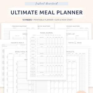 Weekly Mind Map Planner, Fillable Vision Board Task Action Plan ...