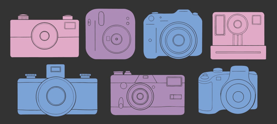 Camera Vector Clip Art - SVG - Cut File - Etsy