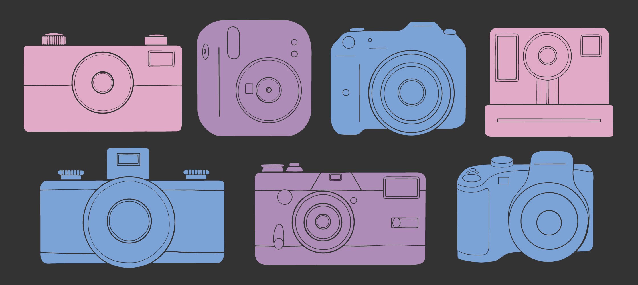 Camera Vector Clip Art - SVG - Cut File - Etsy