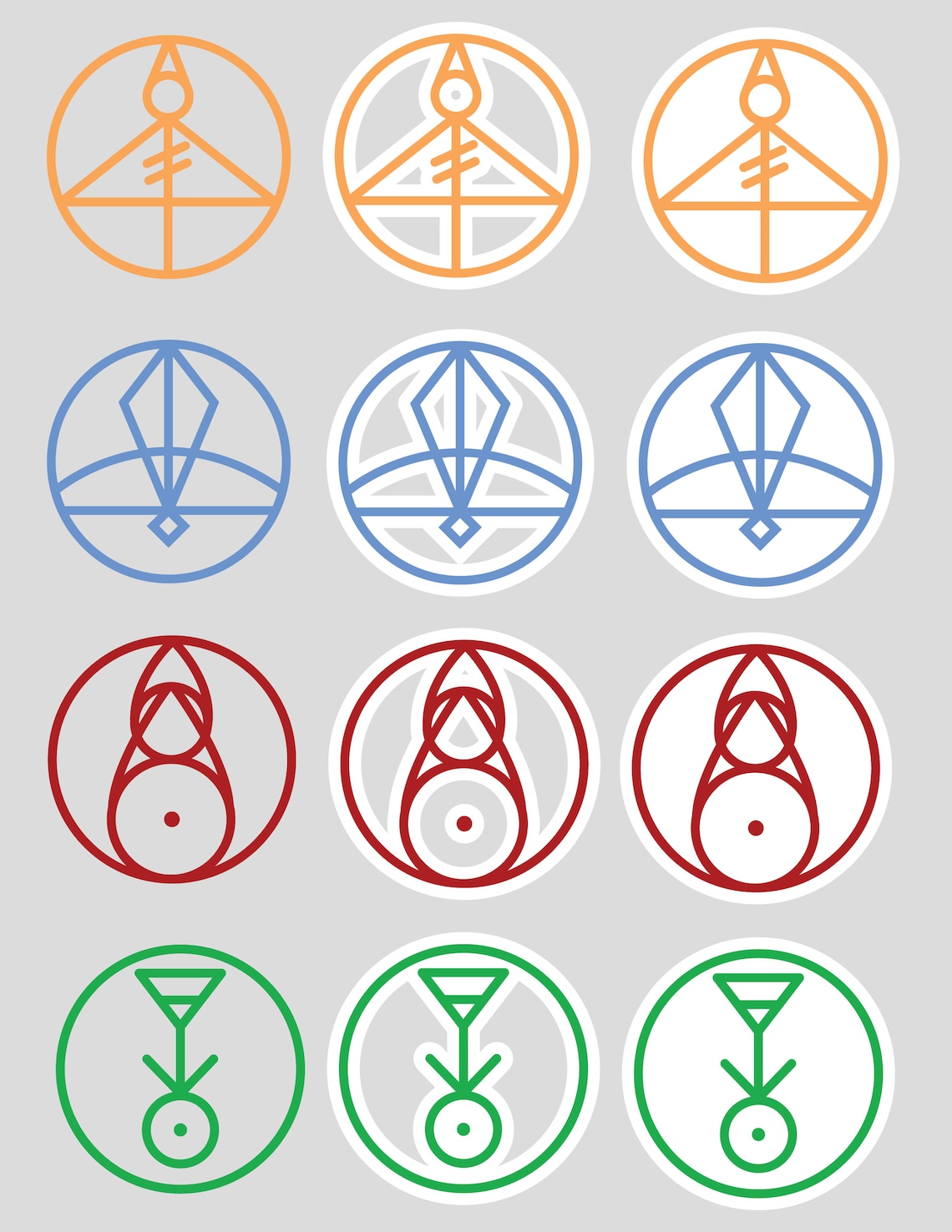 The Owl House Glyphs - SVG File - Cricut File - Vector Clipart - Etsy