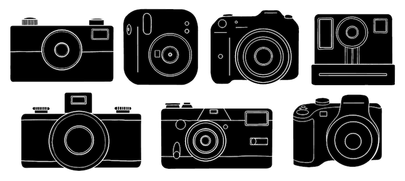 Camera Vector Clip Art - SVG - Cut File - Etsy