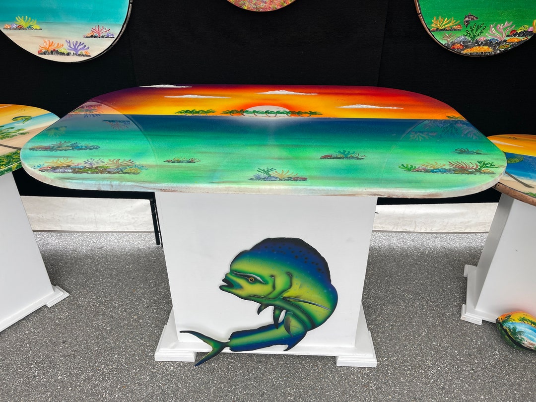Bahama Waters Epoxy Table Top - Etsy