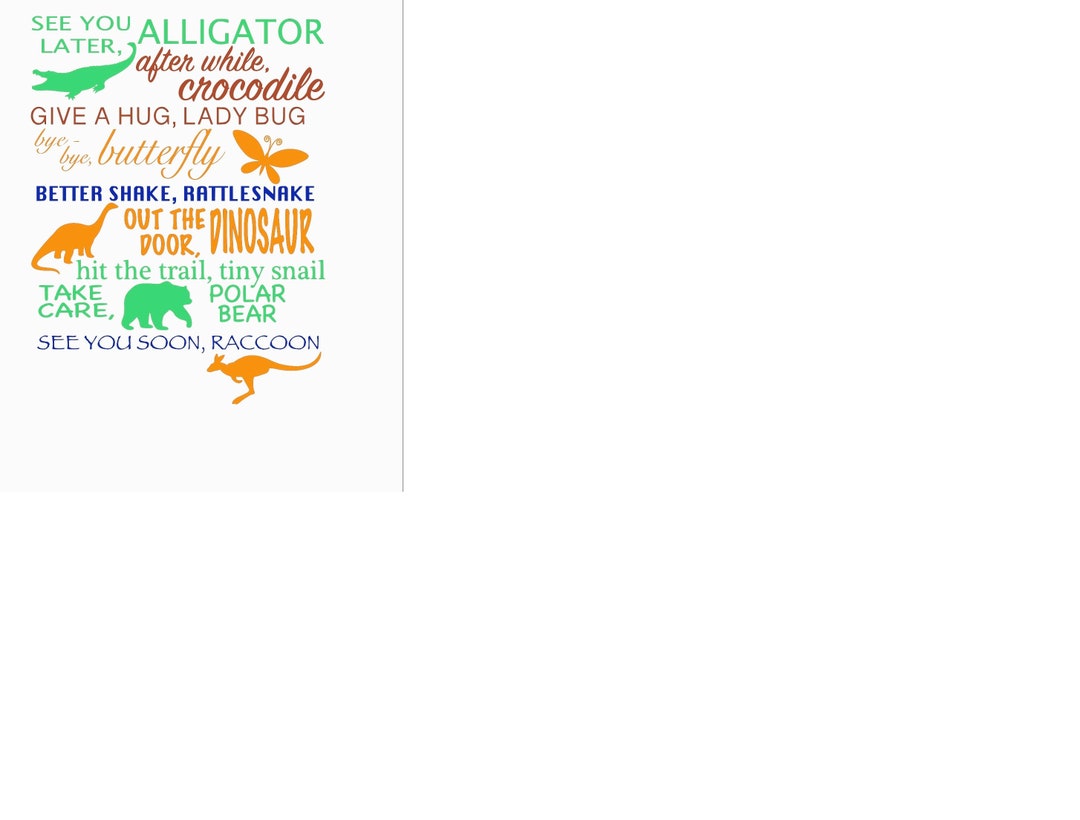 See You Later Alligator Svg - Etsy