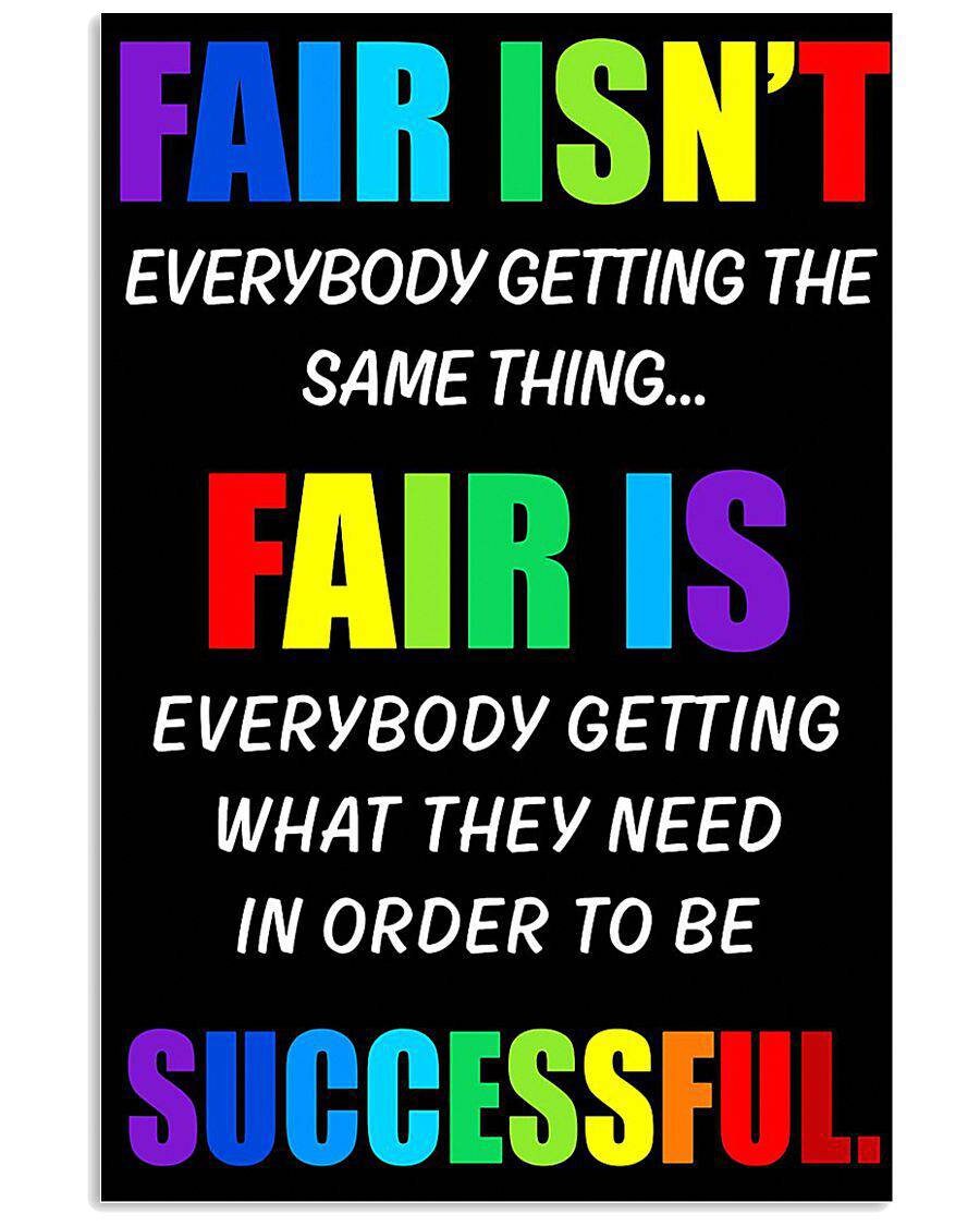 Fair Isn't Everybody Getting The Same Thing Framed Canvas | Etsy Fair Isn't Everybody Getting The Same Thing Framed Canvas | Etsy