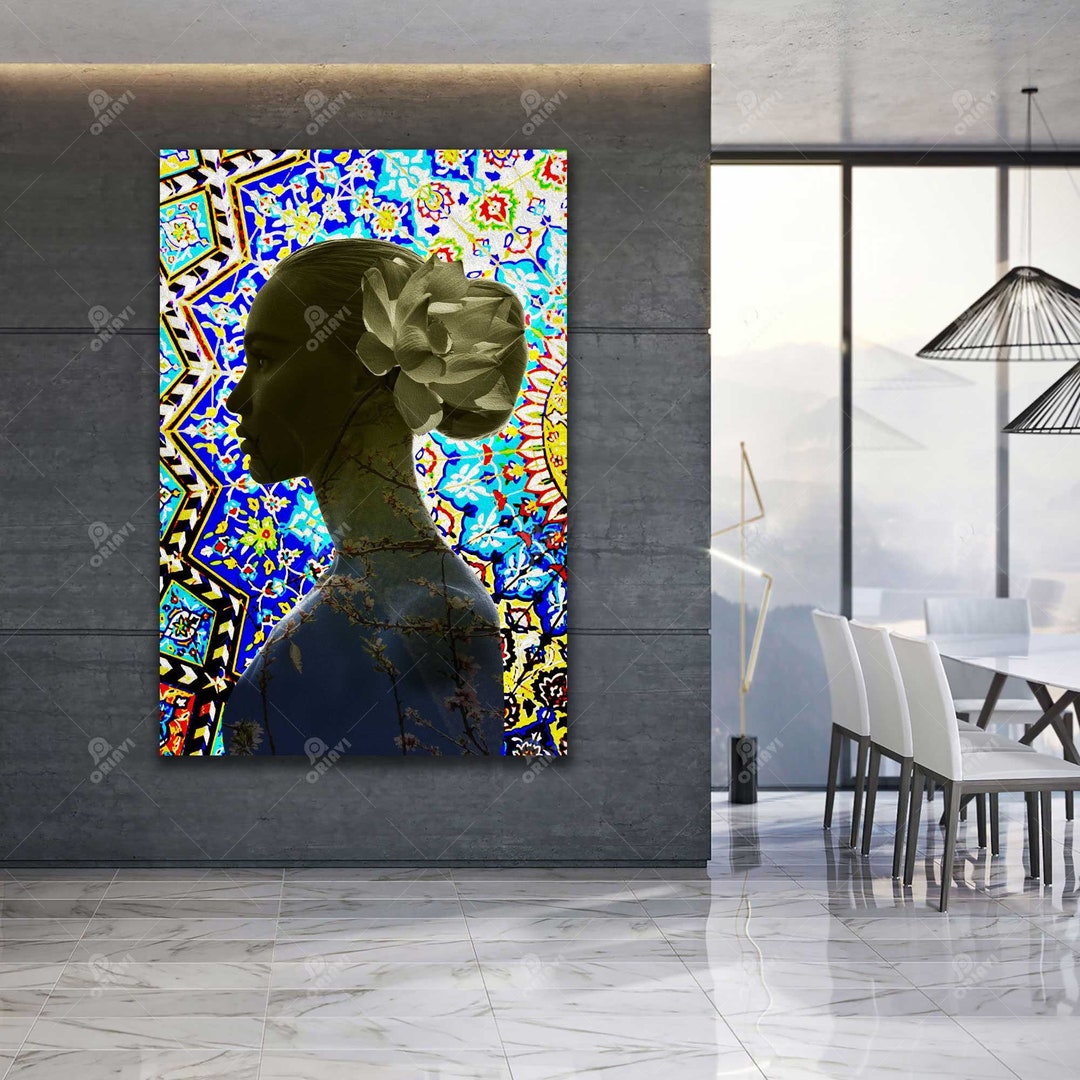 Spring Blossoms | Persian Wall Art | Persian Calligraphy Wall Art ...