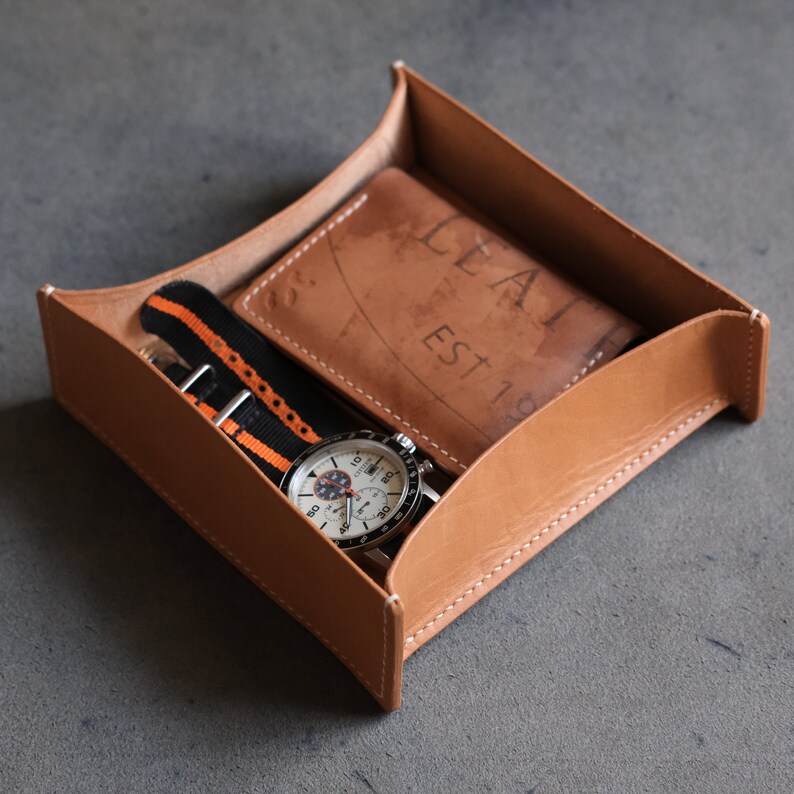 The Crate Leather Valet Tray Pattern Leather Tray Template - Etsy