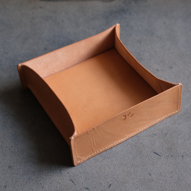 The Crate Leather Valet Tray Pattern Leather Tray Template - Etsy