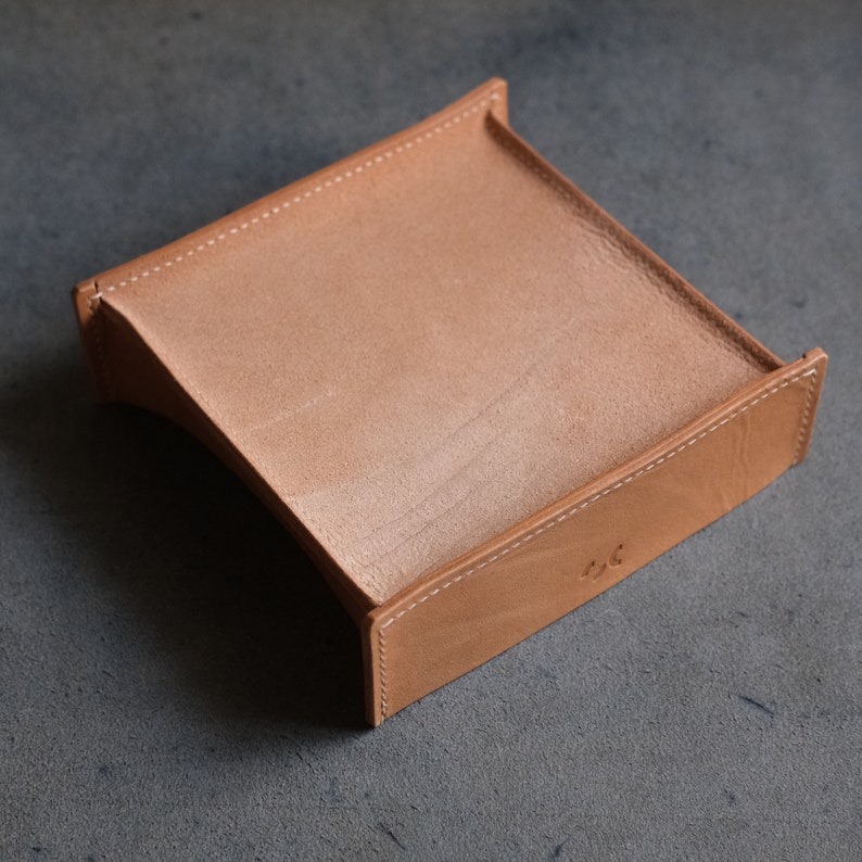 The Crate Leather Valet Tray Pattern Leather Tray Template - Etsy