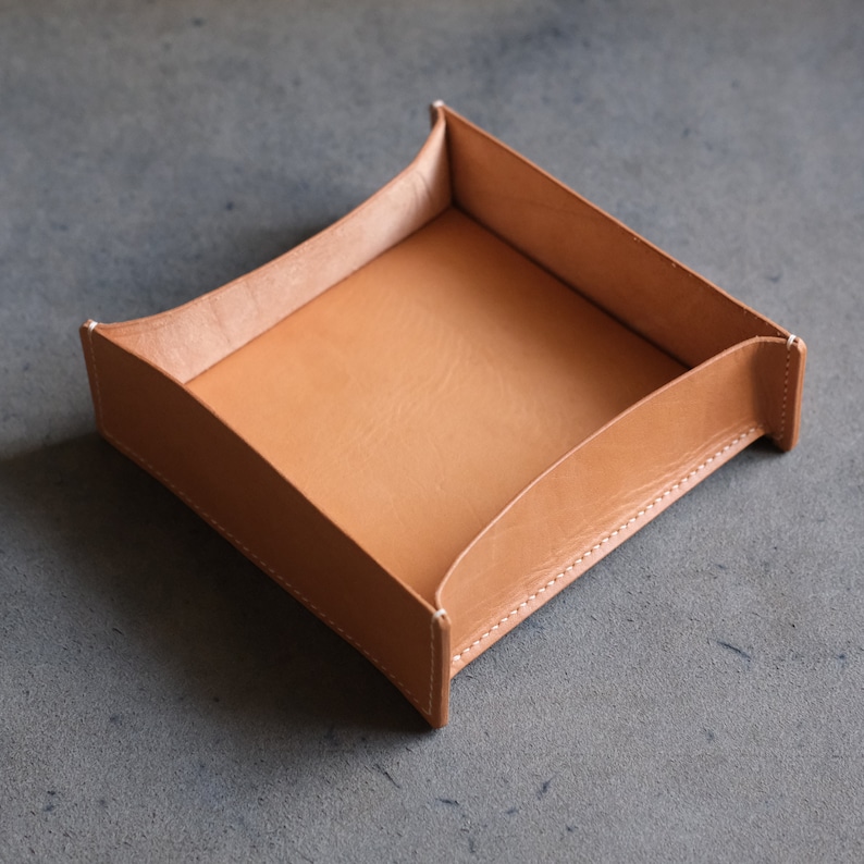 The Crate Leather Valet Tray Pattern Leather Tray Template - Etsy