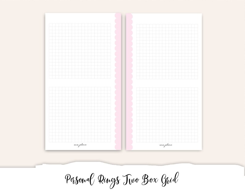 Personal Rings Two Box Grid Printable - Etsy