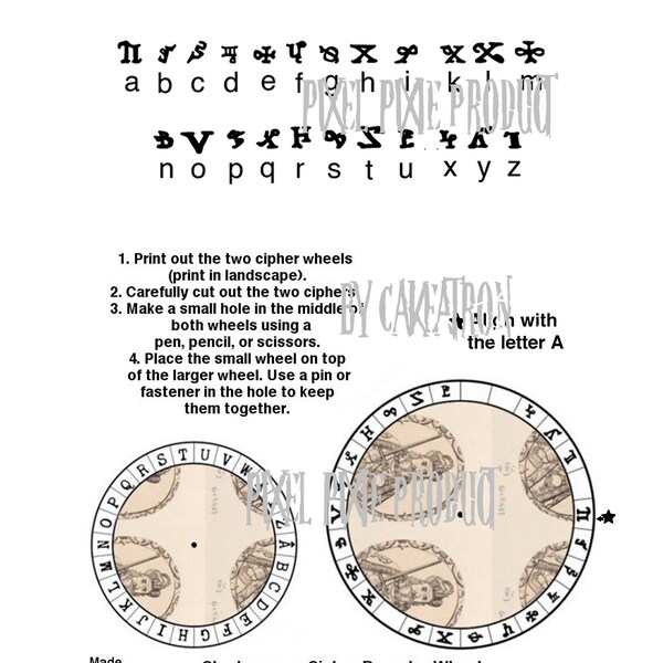 Cipher Wheel - Etsy