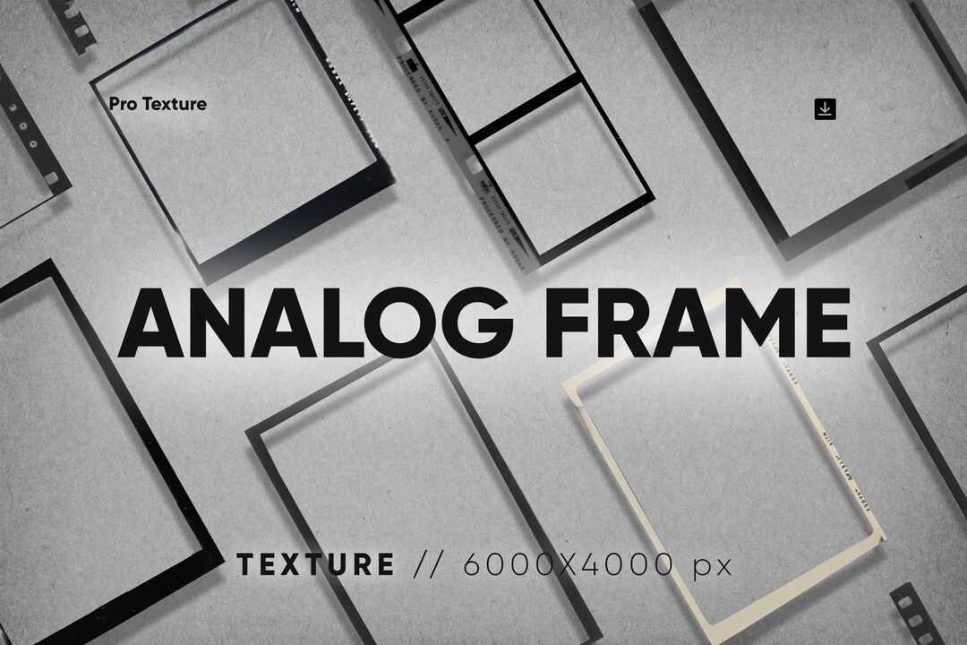 30 Analog Film Frame Overlays: Kodak Borders (PNG, 6000x4000 Px) - Etsy