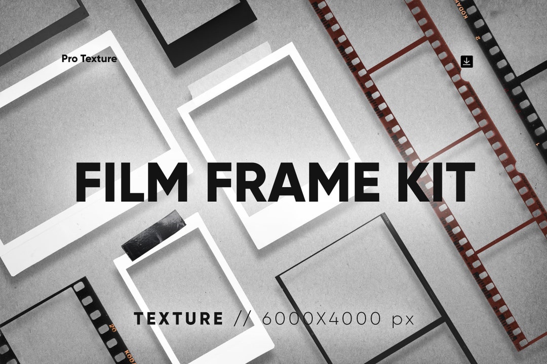 40 Film Borders: Negative Frame Kit (PNG) - Etsy