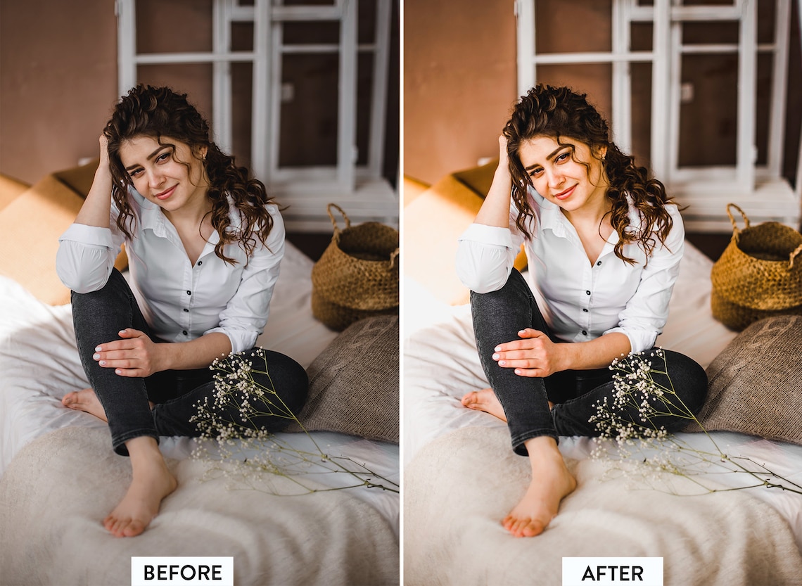 10 Portrait Lightroom Presets: Face Bright Beauty (desktop & Mobile) - Etsy