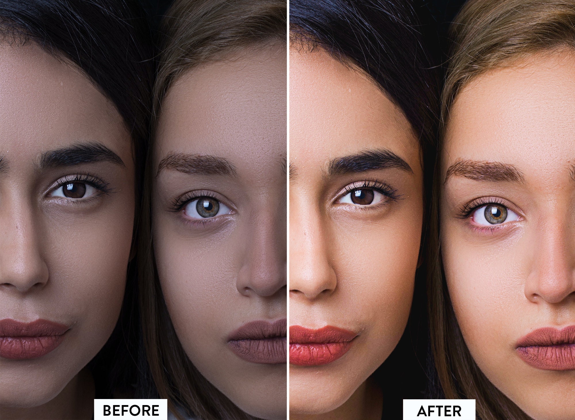10 PERFECT SKIN Lightroom Mobile and Desktop Presets | Beauty Selfie ...