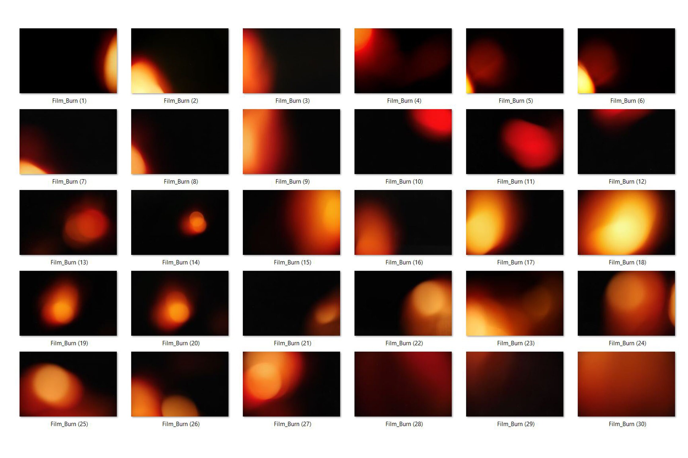 Film Burn Effect Photoshop