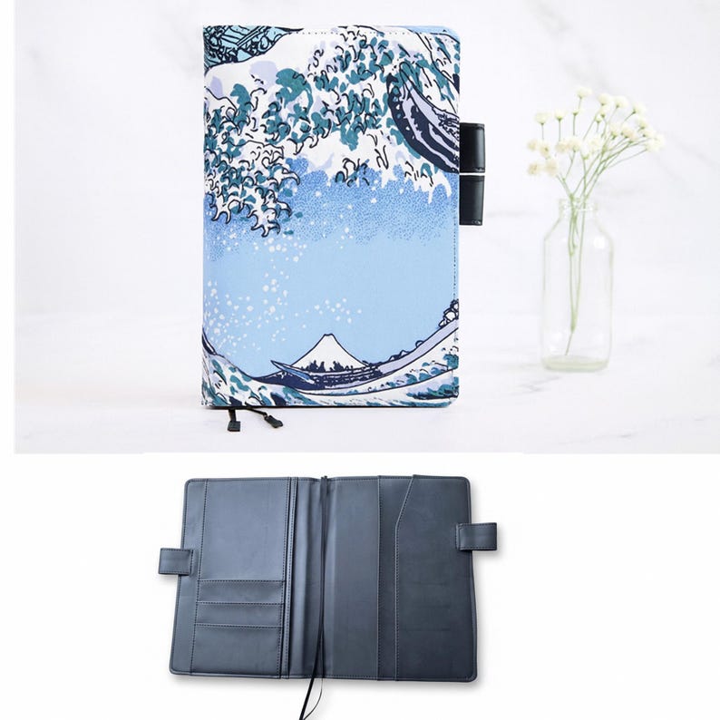 Ukiyo-e Hobonichi Style Weeks A5 A6 Cover 2026 Refillable Notebook ...