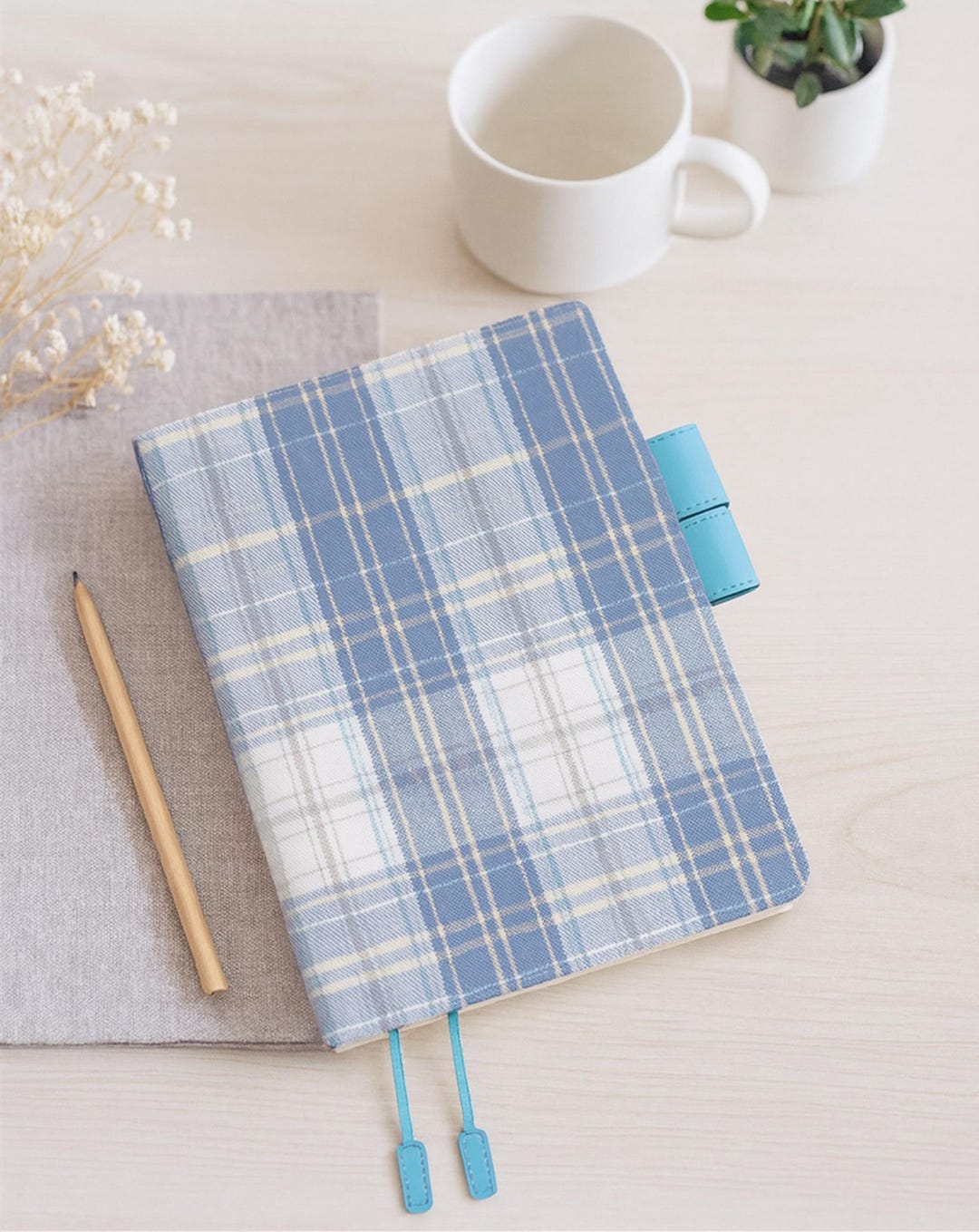 Plaid Hobonichi Style Weeks A5 A6 Cover 2026 Refillable Notebook Cover ...