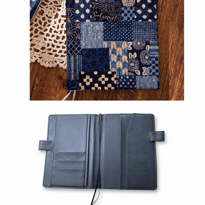 Patchwork Hobonichi Style Weeks A5 A6 Cover 2026 Refillable Notebook ...
