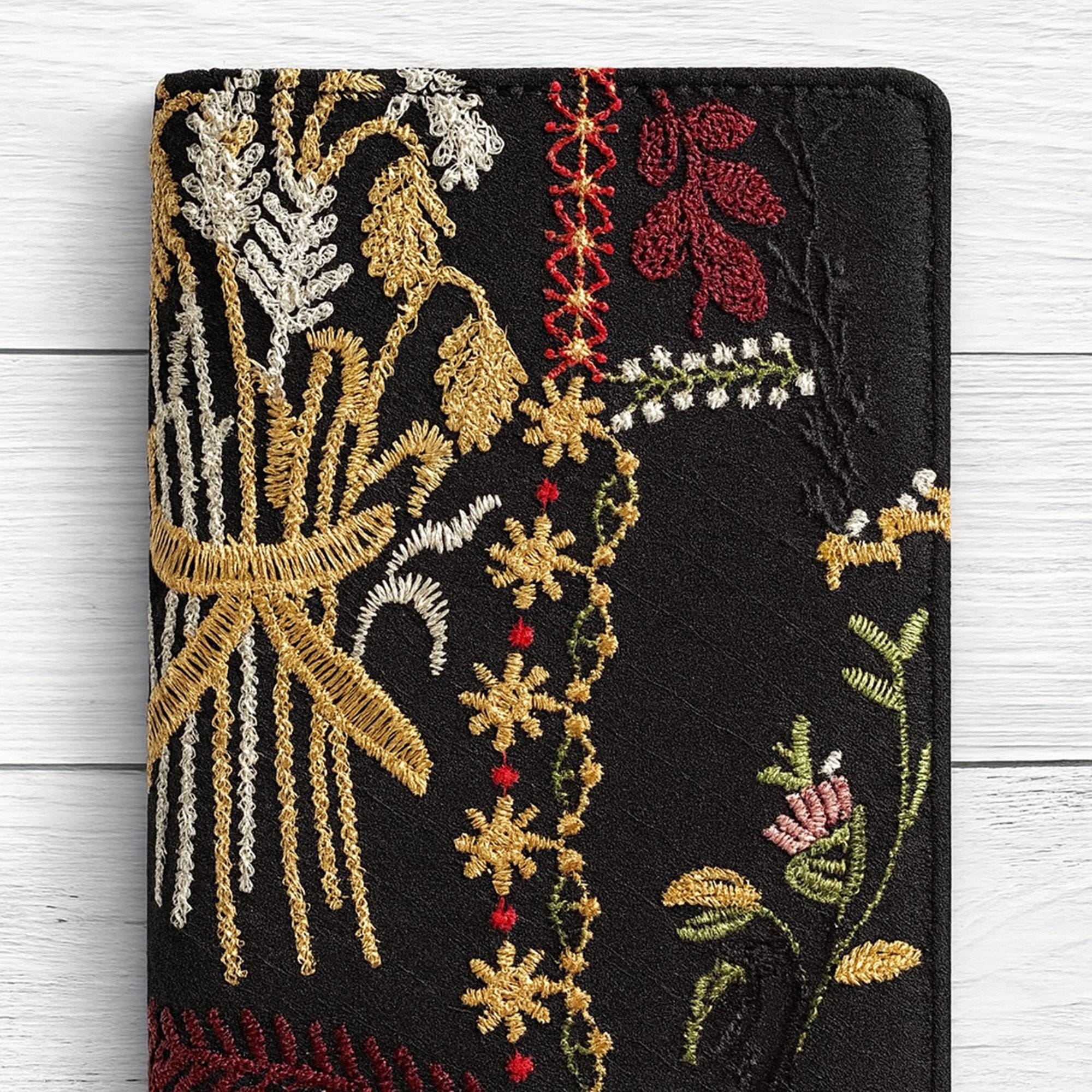 Embroidery Hobonichi Style Weeks A5 A6 Cover 2026 Refillable Notebook ...