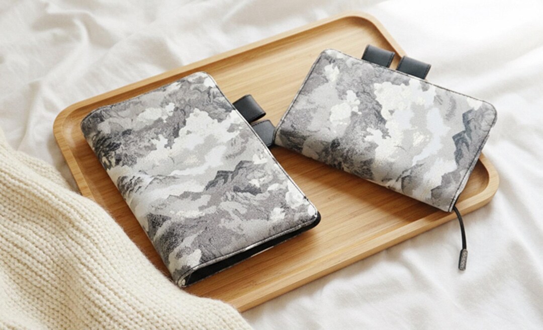 Mountain Hobonichi Style Weeks A5 A6 Cover 2026 Refillable Rivet Band ...